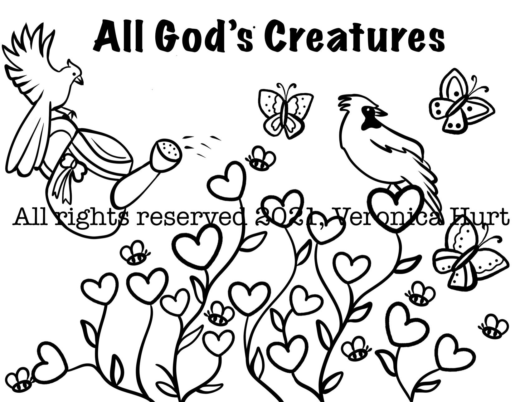 Catholic Coloring Pages for Kids 5+ and Adults Summer Activity God’s ...