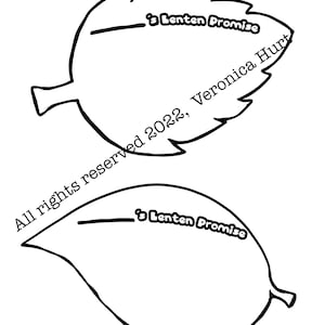 Lenten Promises Coloring Activity Sheet PLUS Bonus Lenten Promise ...