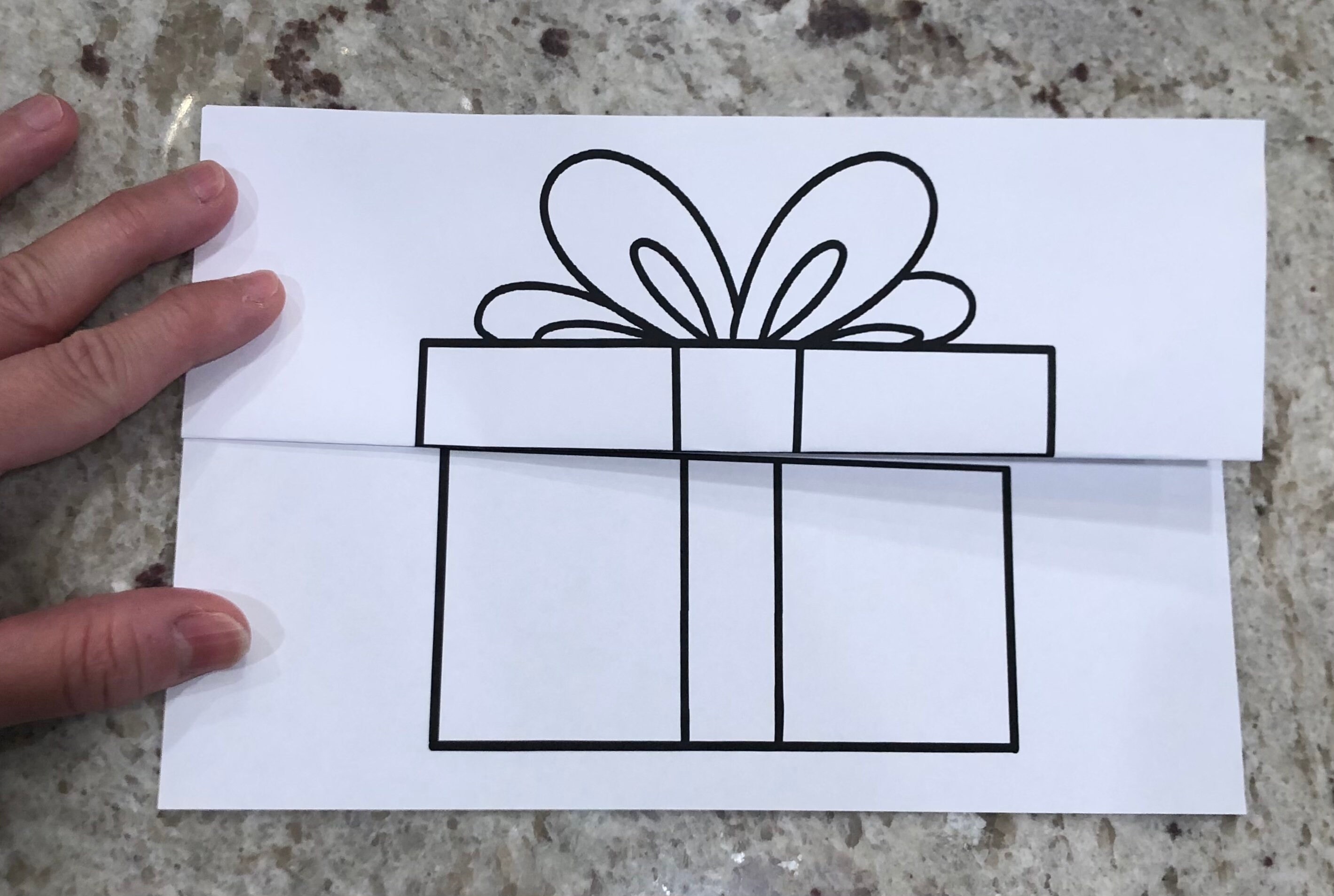 Expandable Christmas Surprise Cards for Kids 5+ Coloring Page Craft ...