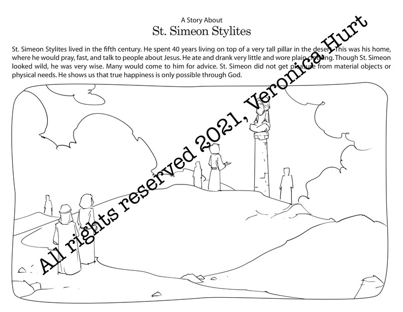 Catholic Saints Cartoon Stories 3-pack Coloring Pages St. Leo the Great ...