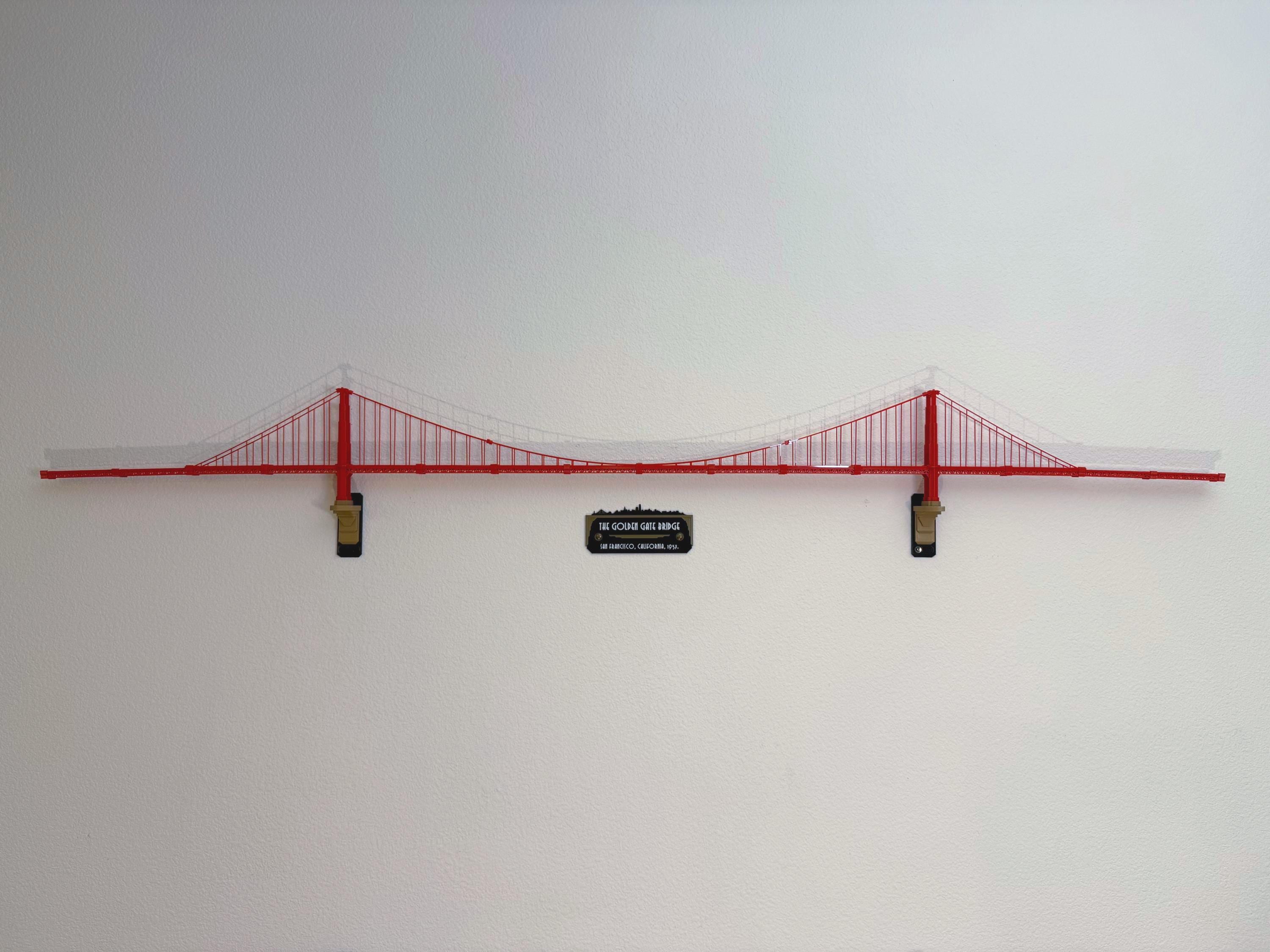 Golden Gate Bridge Model Replica, 6-foot Wall Art Kit, Locally Made in ...
