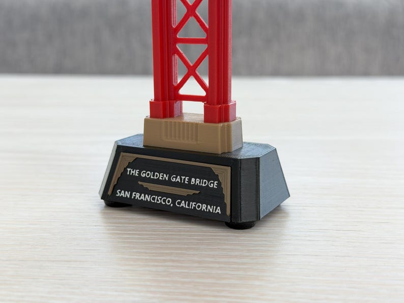 Golden Gate Bridge Tower Mini Model, San Francisco Souvenir, Locally ...