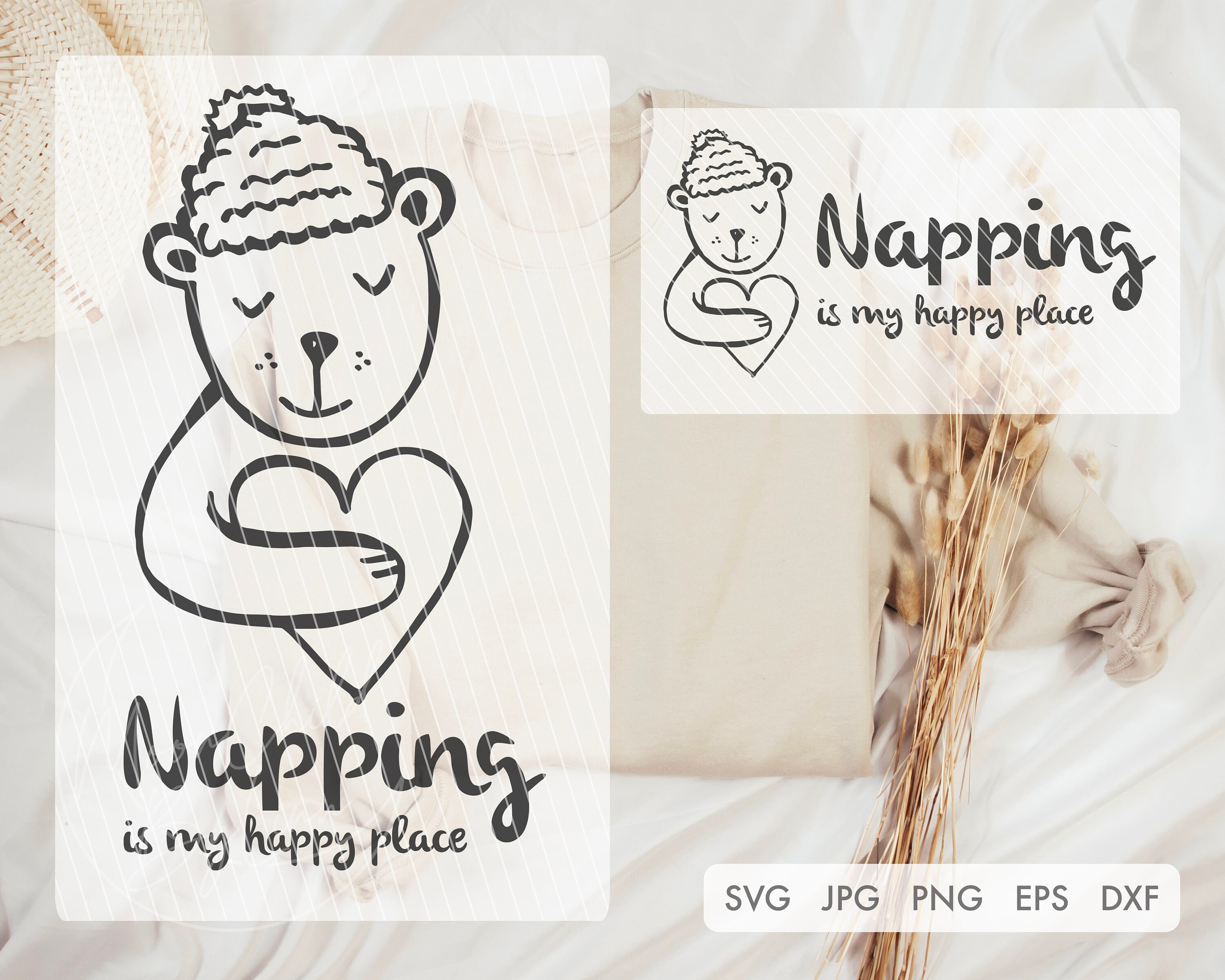 Napping Bear Svg, Cute Bear SVG, Nap Svg, Baby Onesie Svg, Teddy Svg ...