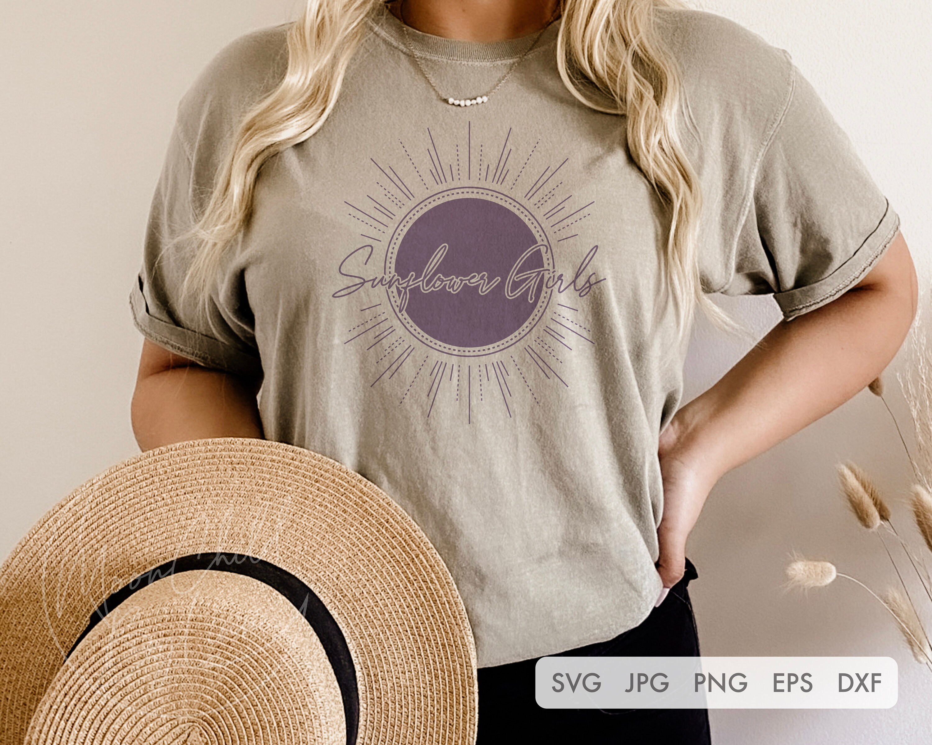 Sunflower Girls SVG, Sunshine Svg, Sunflower SVG, Positive Vibes Svg ...