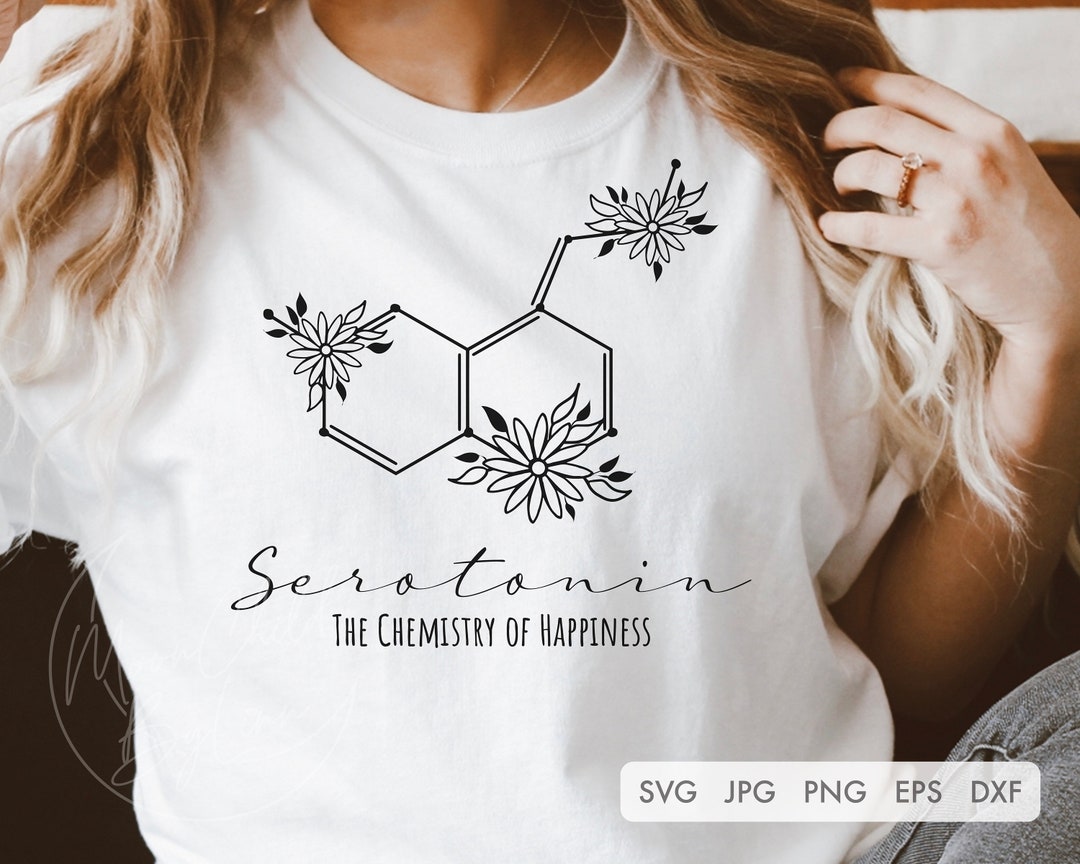 Serotonin SVG, Chemical Formula Svg, Mental Health SVG, Mental Health ...