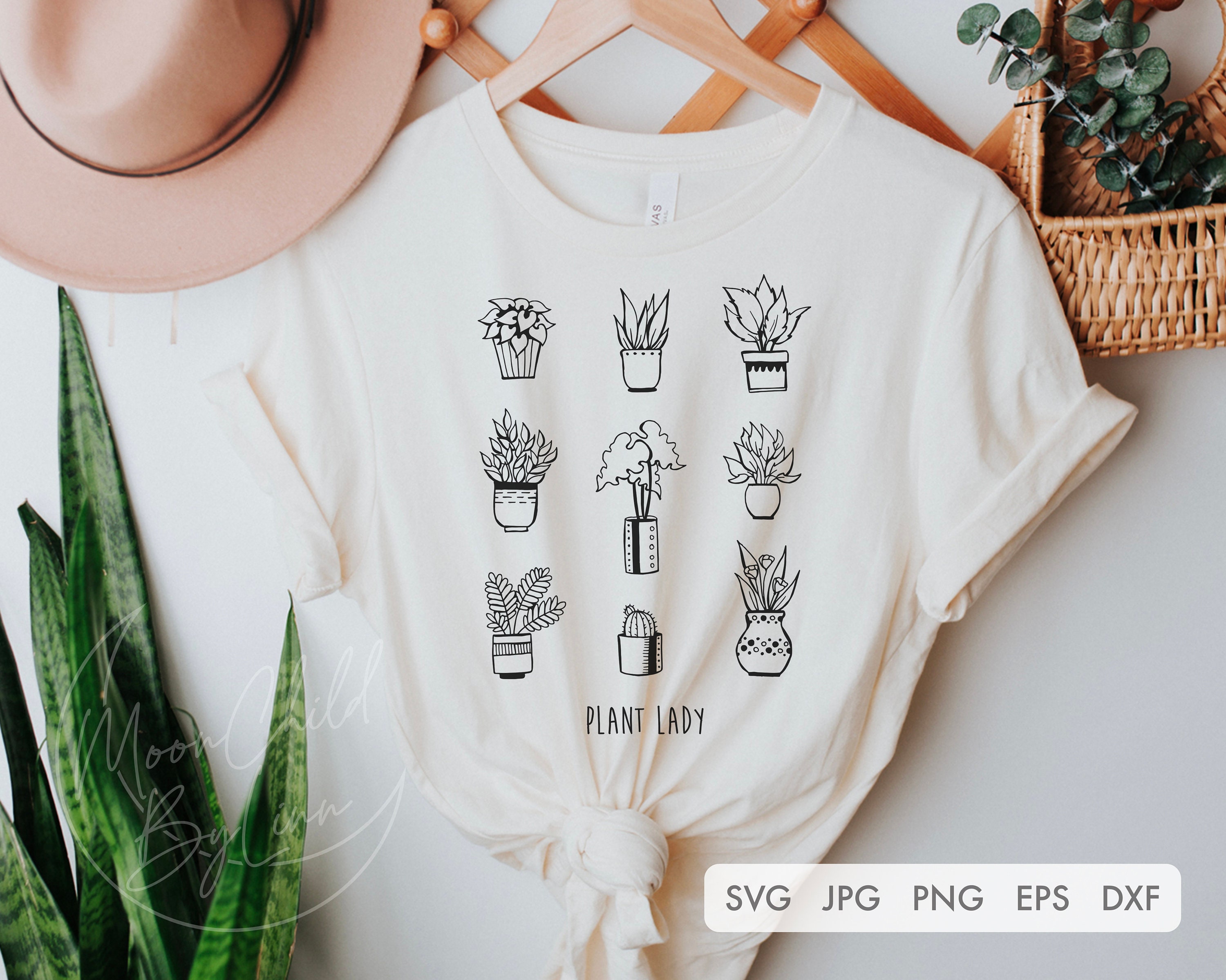 Plant Lady SVG, Crazy Plant Lady Svg, Plants Svg, Flower Svg, Flower ...