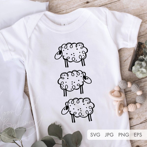 Baby Sheep Svg - Etsy