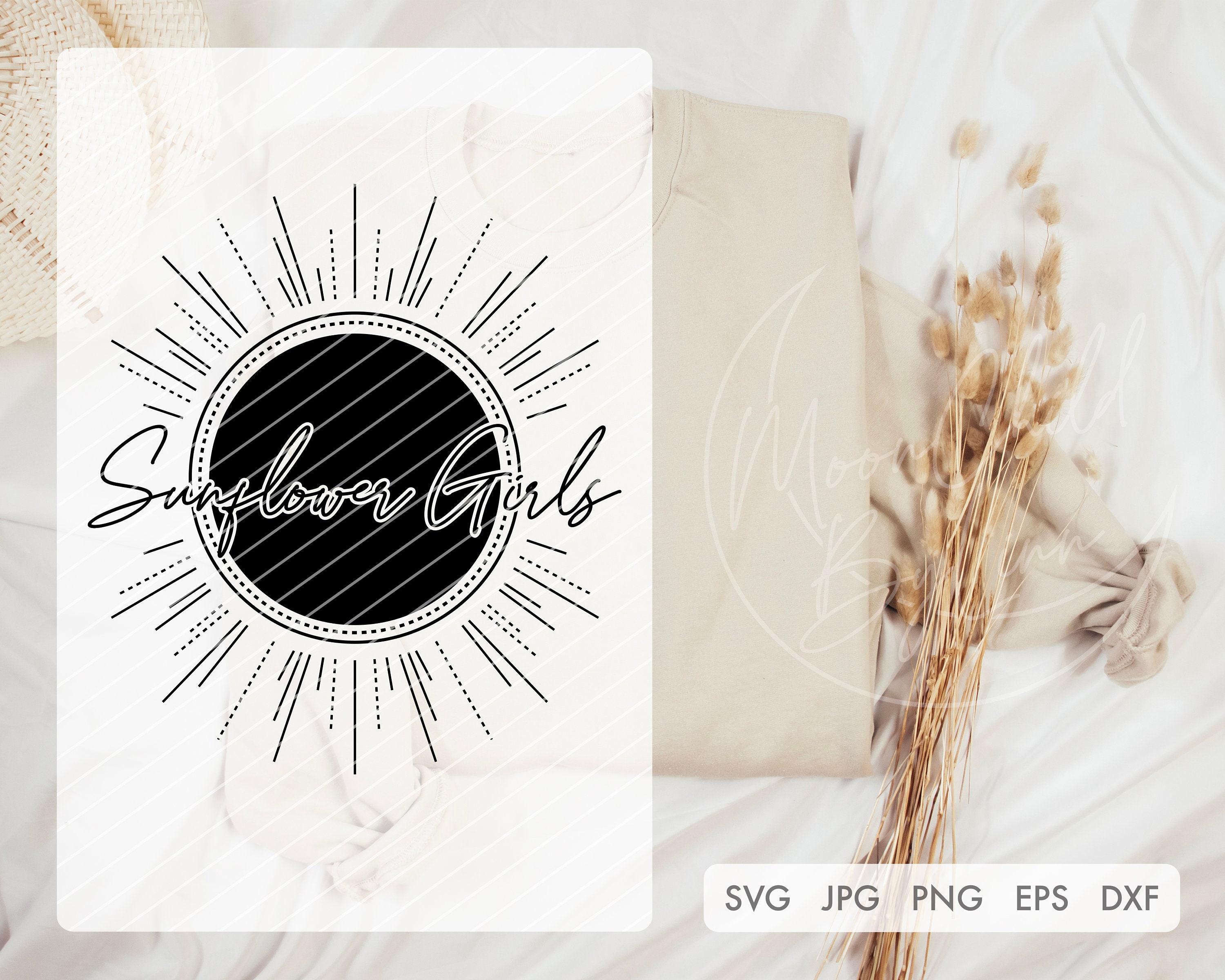 Sunflower Girls SVG, Sunshine Svg, Sunflower SVG, Positive Vibes Svg ...