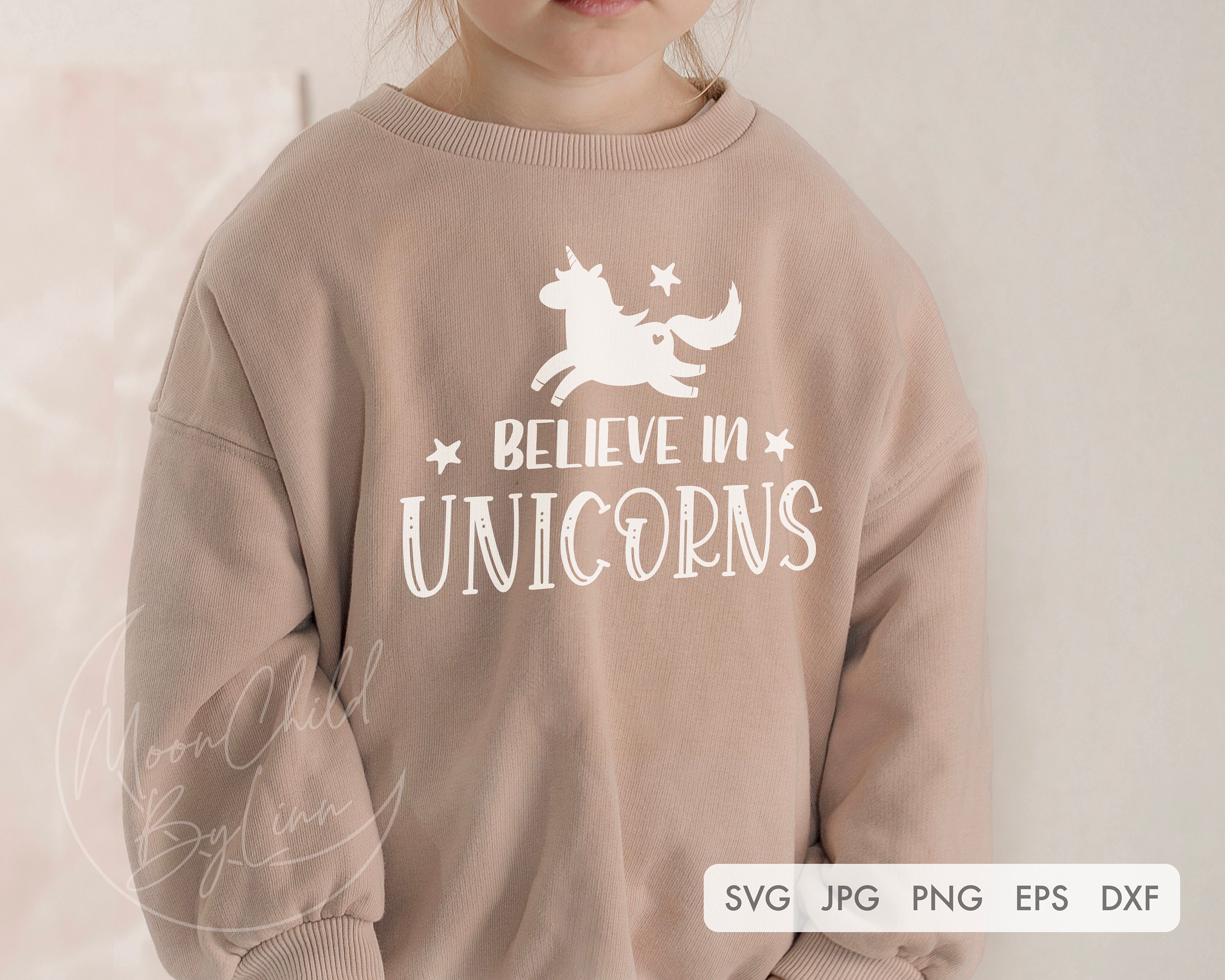 I Believe in Unicorns Svg, Unicorn Svg, Cute Kids SVG, Kids Unicorn T ...