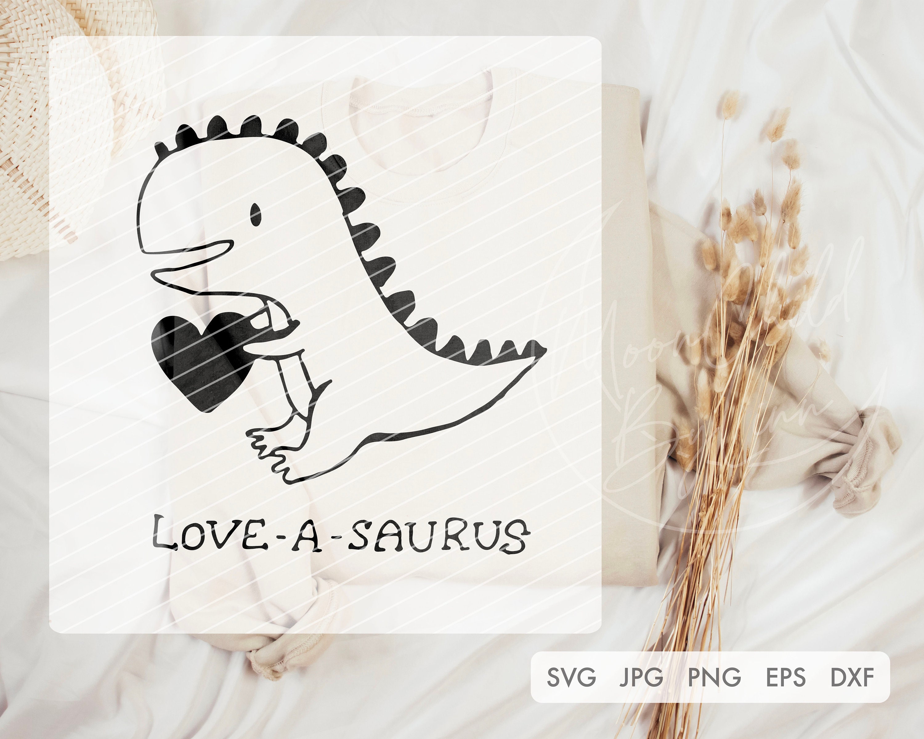 Love-a-saurus SVG, Valentine Svg, Kids Valentine SVG, Kids Tee Svg Cute ...