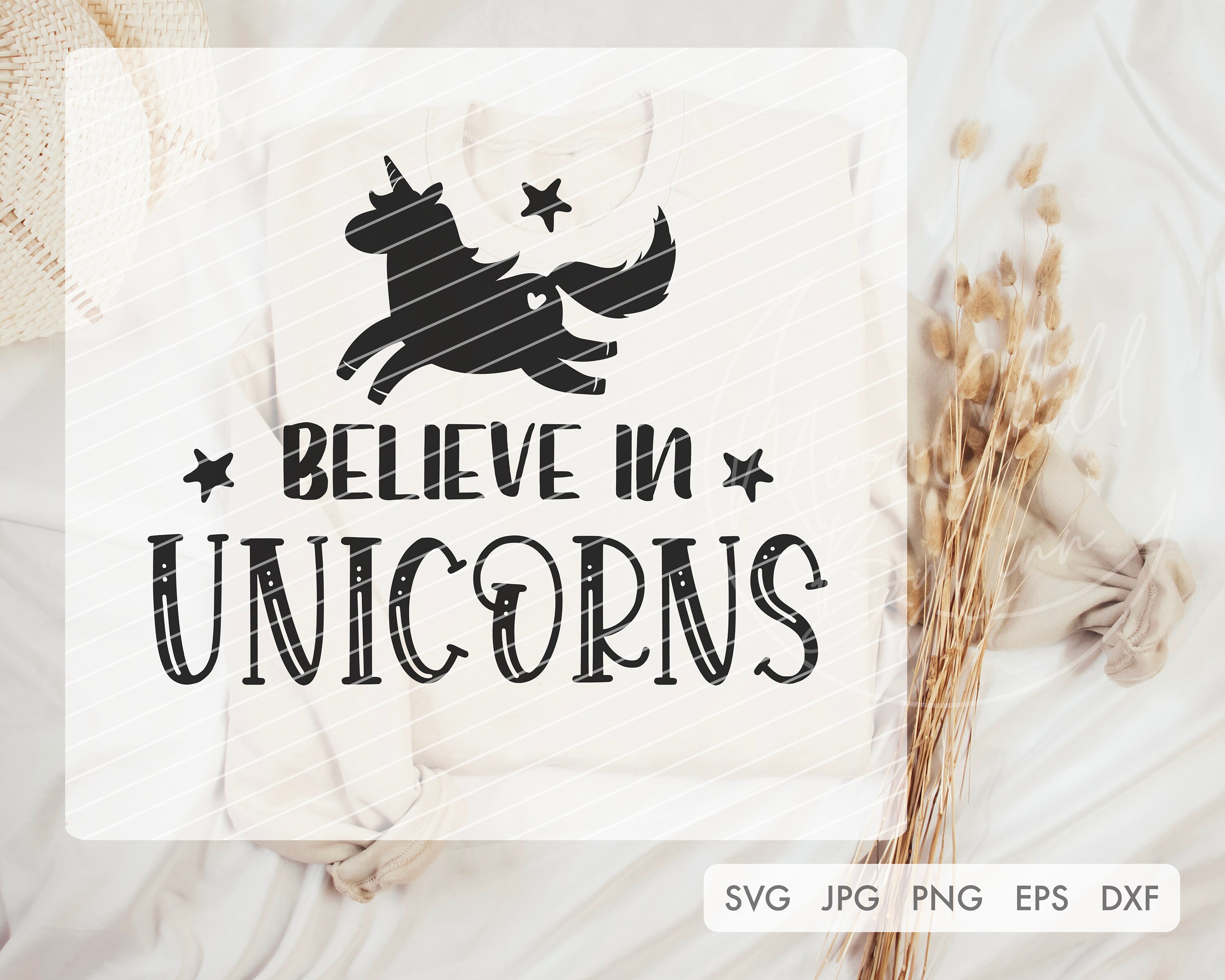 I Believe in Unicorns Svg, Unicorn Svg, Cute Kids SVG, Kids Unicorn T ...