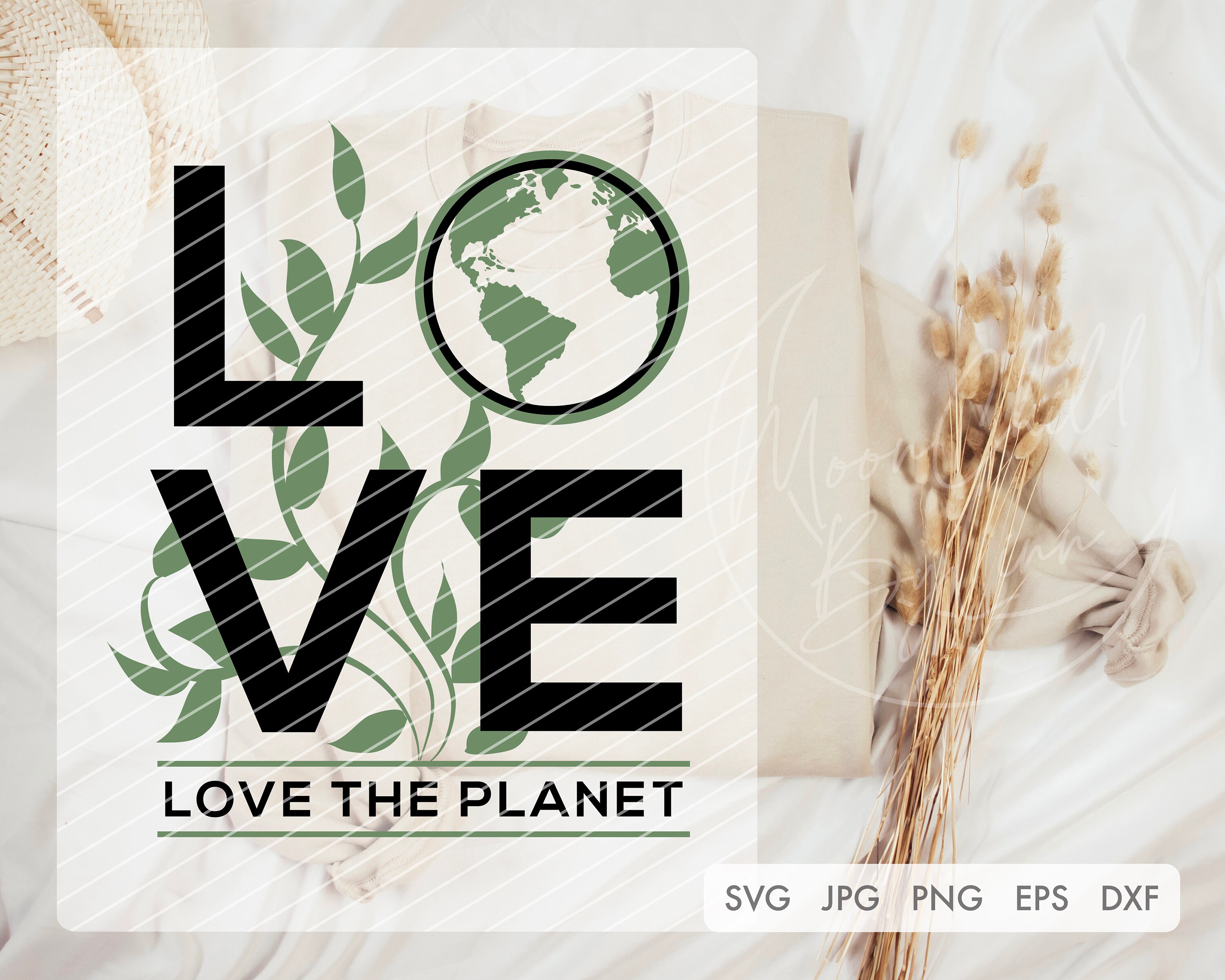 Love the Planet Svg, Earth Day SVG, Save the Planet Svg, Earth Month ...