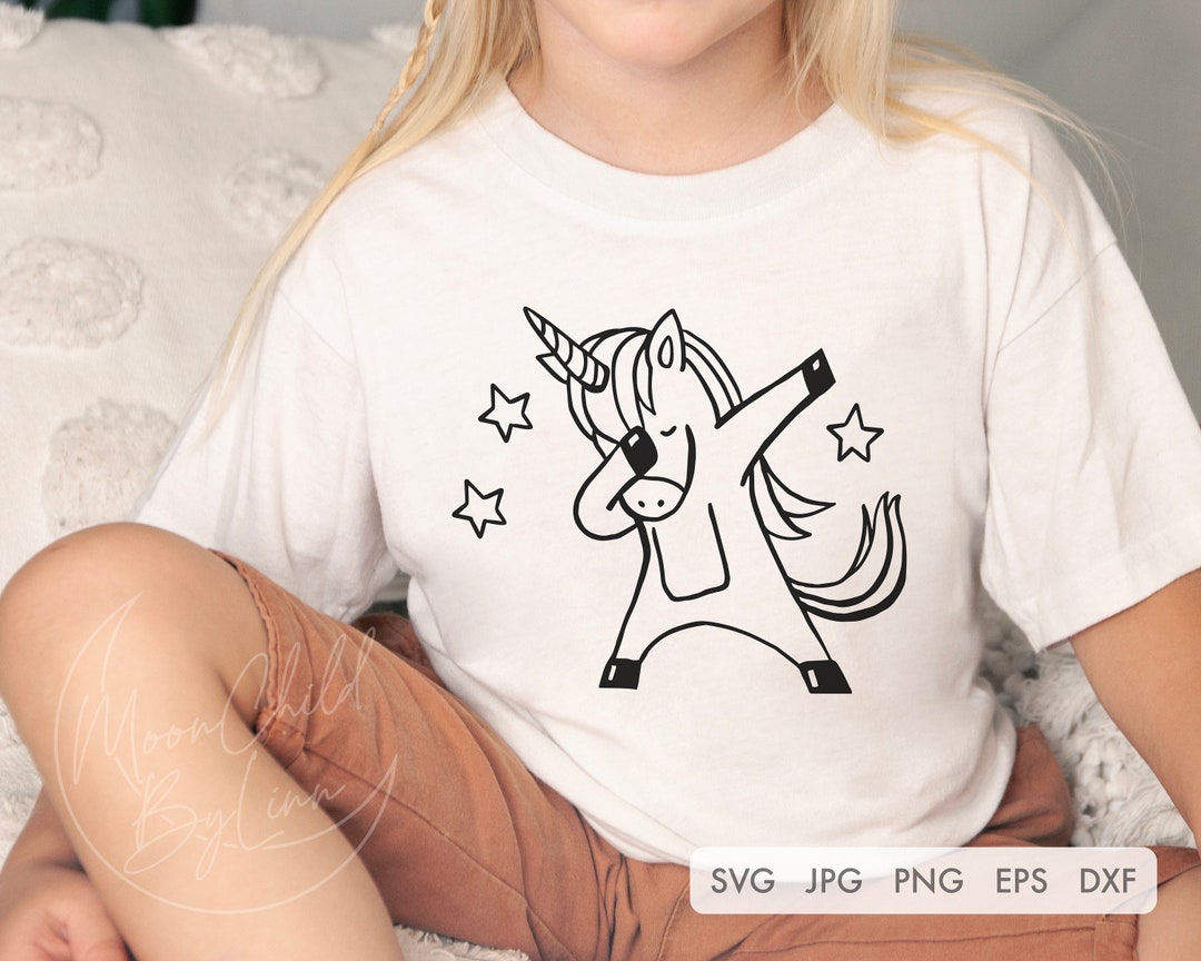 Unicorn Svg Dabbing Unicorn Svg Unicorn Svg Cute Kids SVG - Etsy