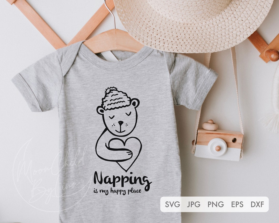 Napping Bear Svg, Cute Bear SVG, Nap Svg, Baby Onesie Svg, Teddy Svg ...