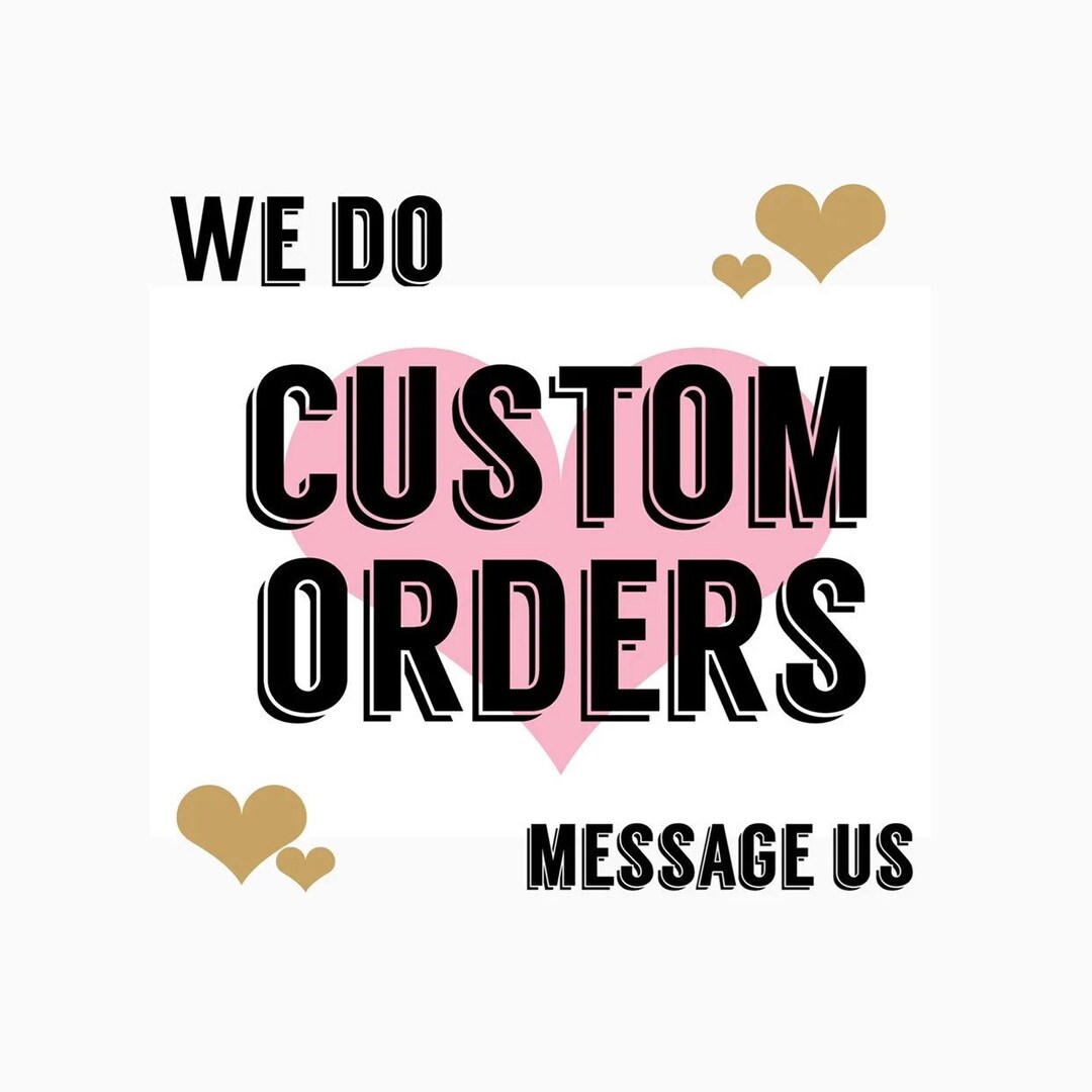 CUSTOM CUP ORDER (choose Size/style) | Made to Order - Etsy