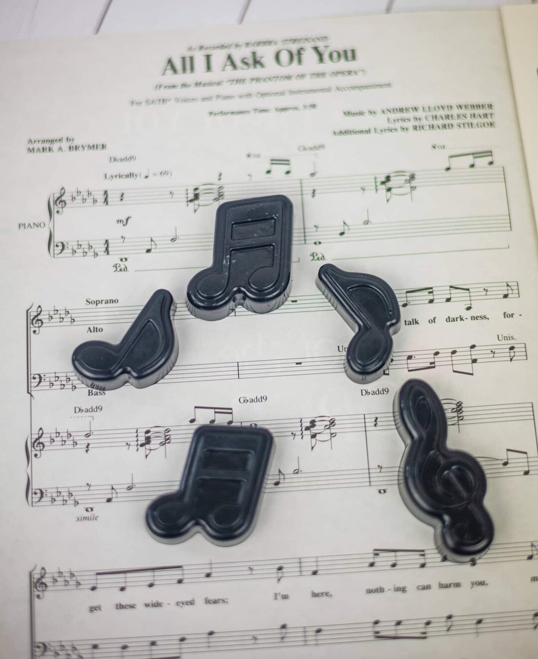 Music Note Soaps (set of 5) - Etsy