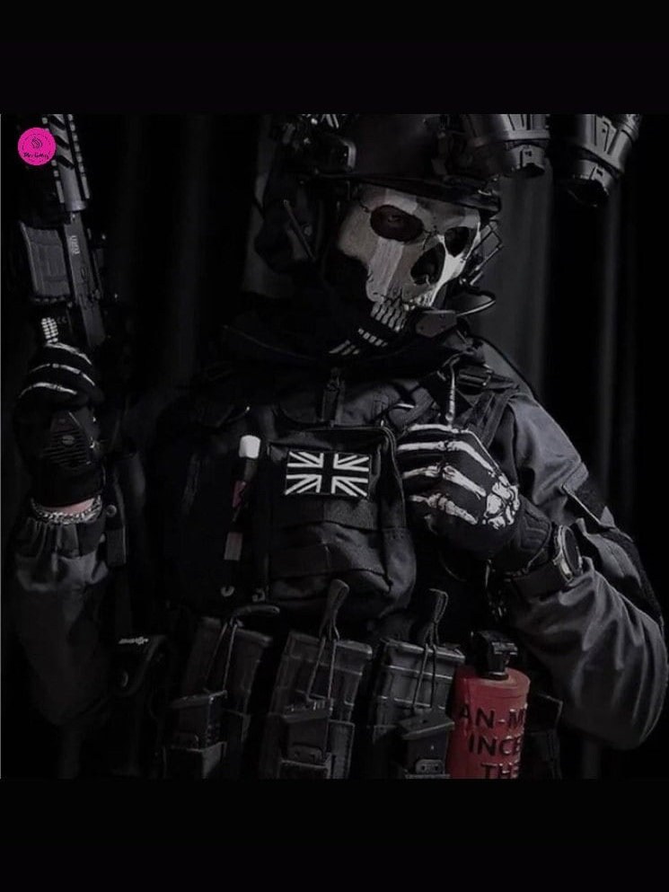 Ghost Mask V2 Operador MW2 Airsoft COD Cosplay Airsoft Tactical Skull ...