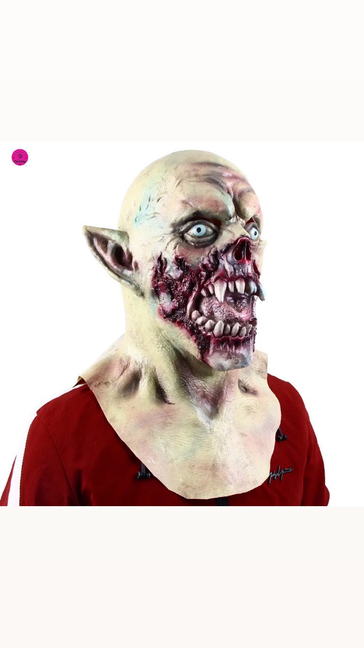Vampire Mask Scary Dracula Monster Latex Mask Halloween Costume Party ...