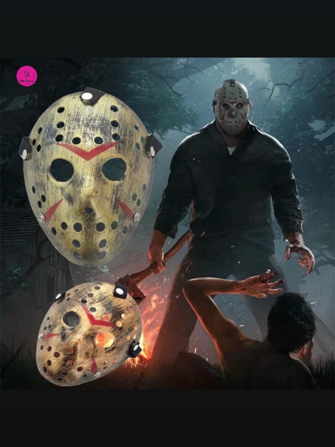 Movie Hockey Mask Jason Voorhees Friday the 13th Horror Scary - Etsy
