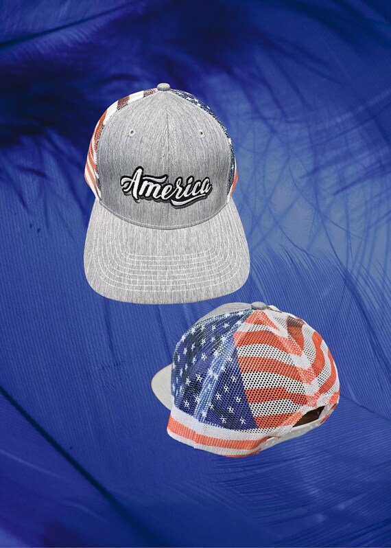 American Flag Cap - Etsy