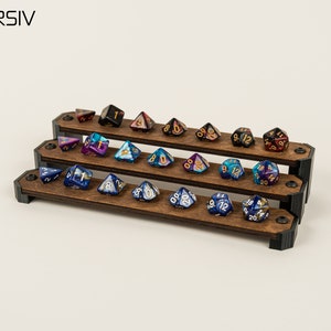 Handcrafted Wooden Dice Display Stand | Minimalist Tabletop Holder for ...
