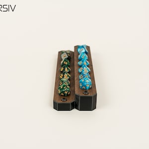 Handcrafted Wooden Dice Display Stand | Minimalist Tabletop Holder for ...