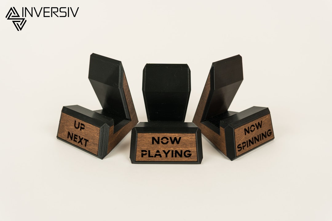 Handcrafted Vinyl Record Display Stand | Now Playing, Now Spinning, up ...