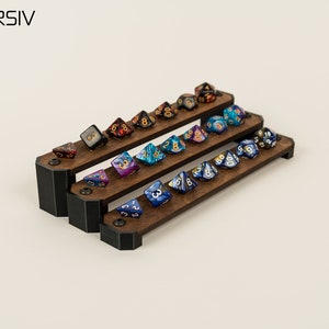 Handcrafted Wooden Dice Display Stand | Minimalist Tabletop Holder for ...