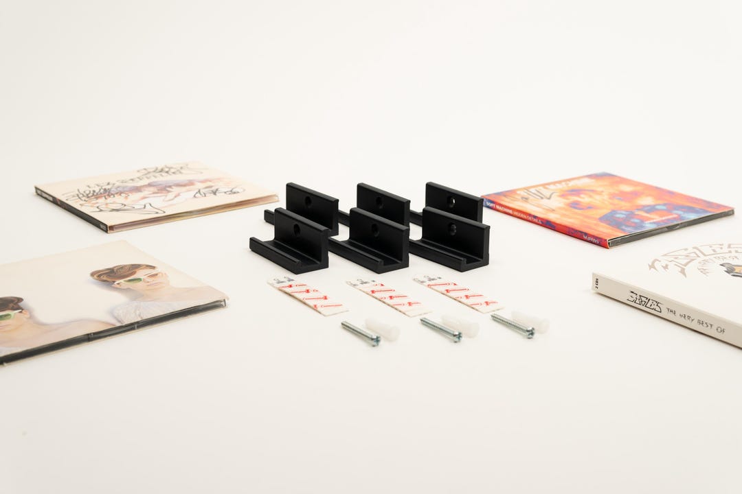 Minimalist CD Wall Mount | Sleek Album Display Shelf for Single ...