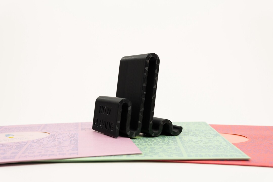 Vinyl Record Display Stand | Soundwave Design | Now Playing Stand for 1 ...