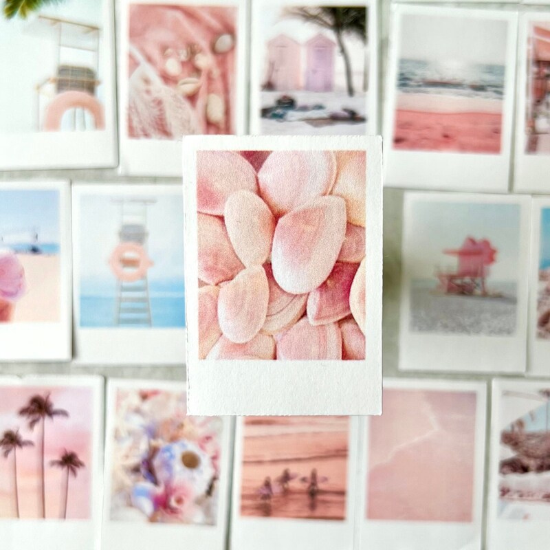 Pink Beach Sticker Pack - Etsy