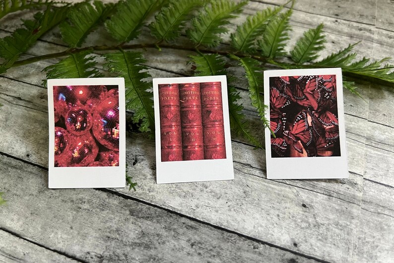 Aesthetic Red Sticker Pack Image Inspired Twenty-five Stickers for ...