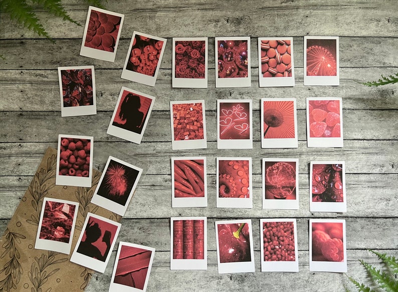 Aesthetic Red Sticker Pack Image Inspired Twenty-five Stickers for ...