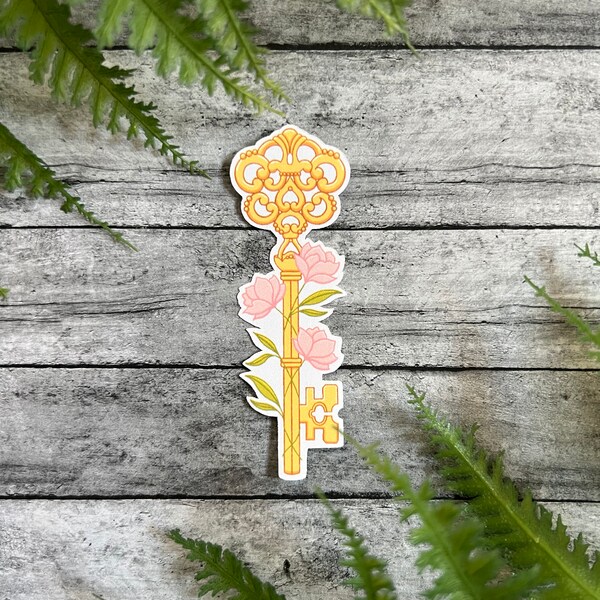 Flower Skeleton Key - Etsy