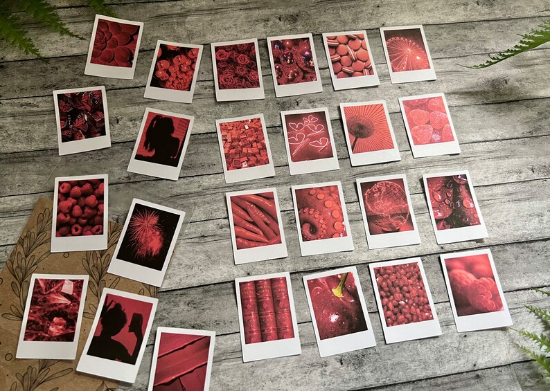 Aesthetic Red Sticker Pack Image Inspired Twenty-five Stickers - Etsy