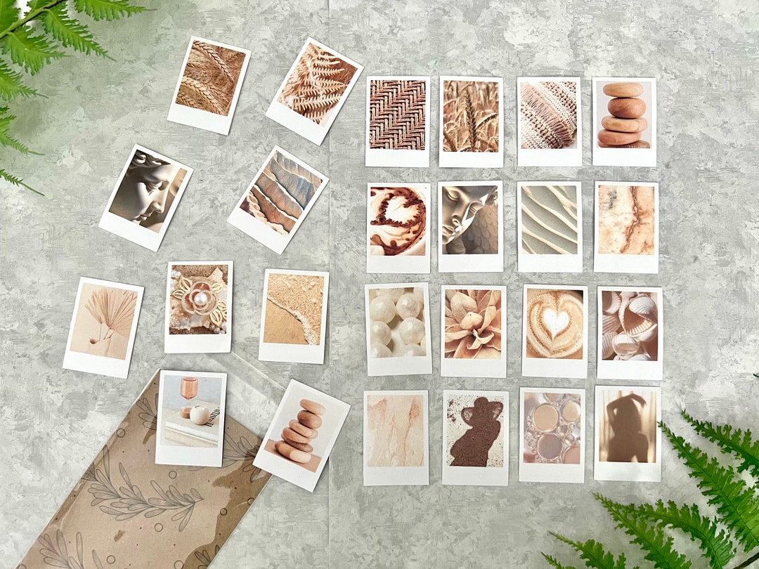 Neutrals Brown Aesthetic Themed Sticker Pack For Journaling, Bullet