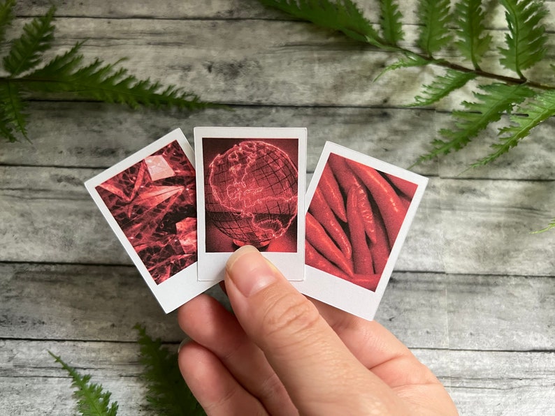Aesthetic Red Sticker Pack Image Inspired Twenty-five Stickers for ...