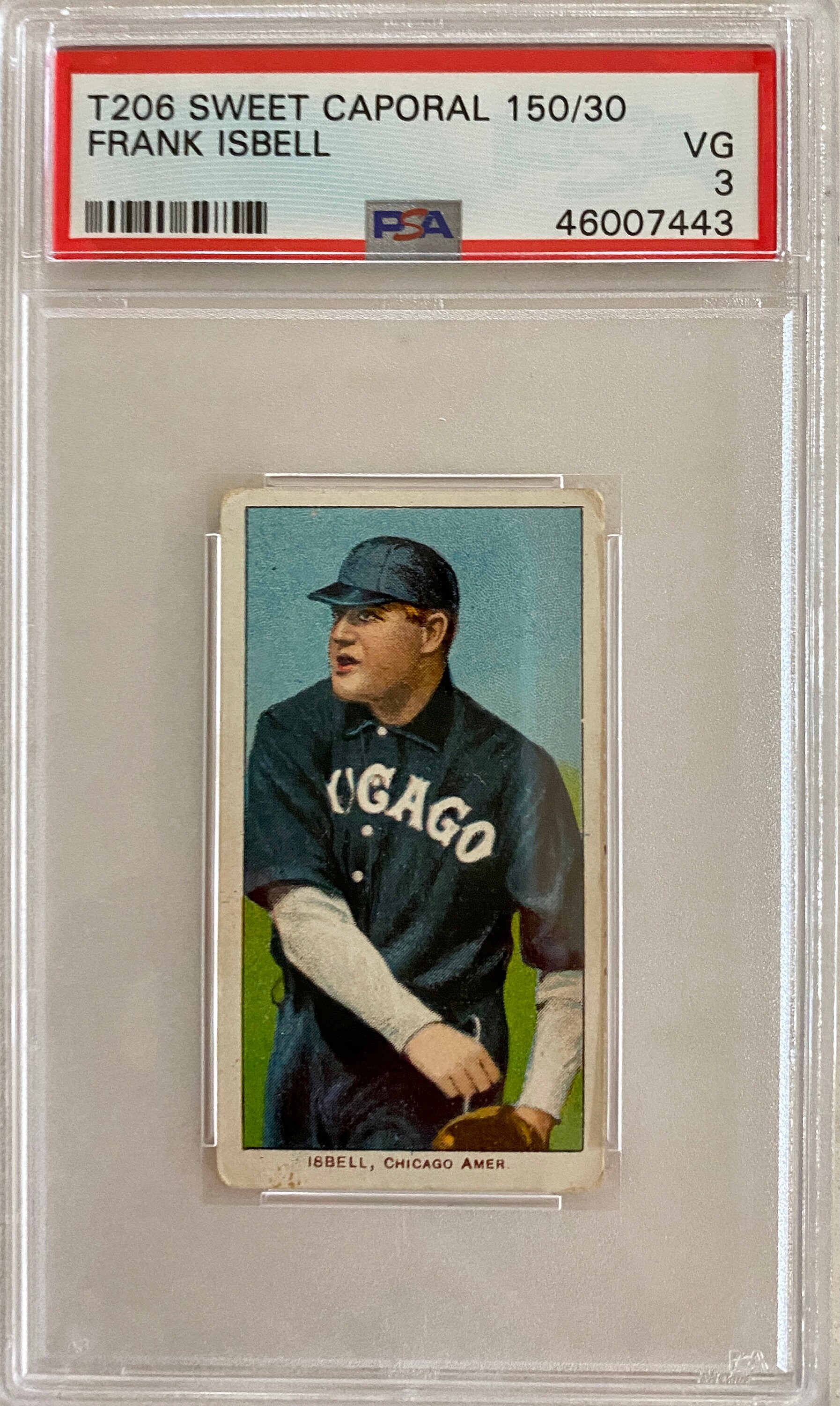 1909 T206 Frank Isbell - Etsy