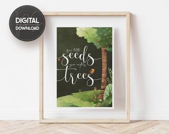 Grow Mighty Trees - Etsy