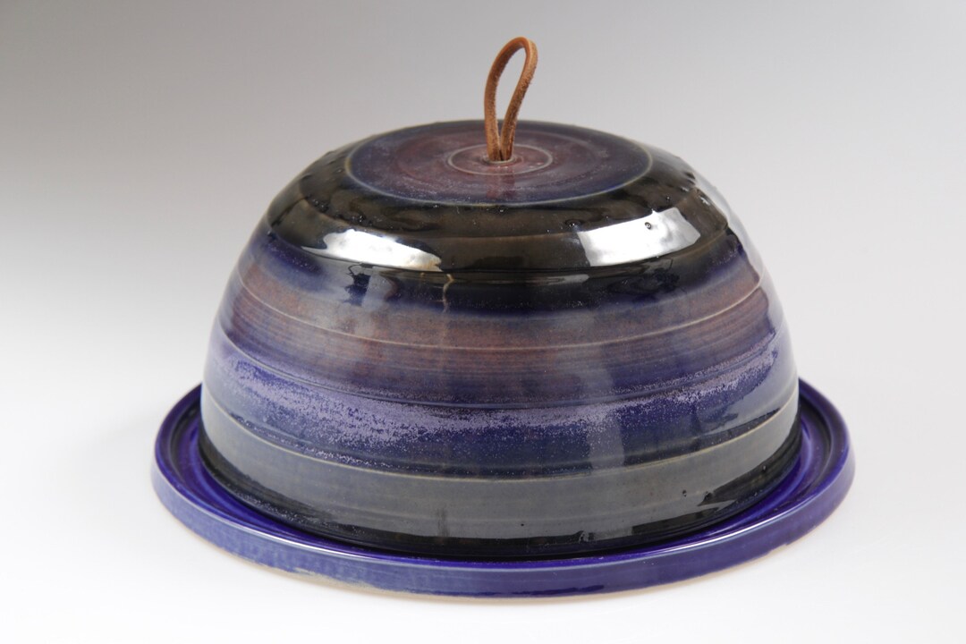 Ceramic Bell With Plate, blue Miracle Handmade, Free Shipping - Etsy