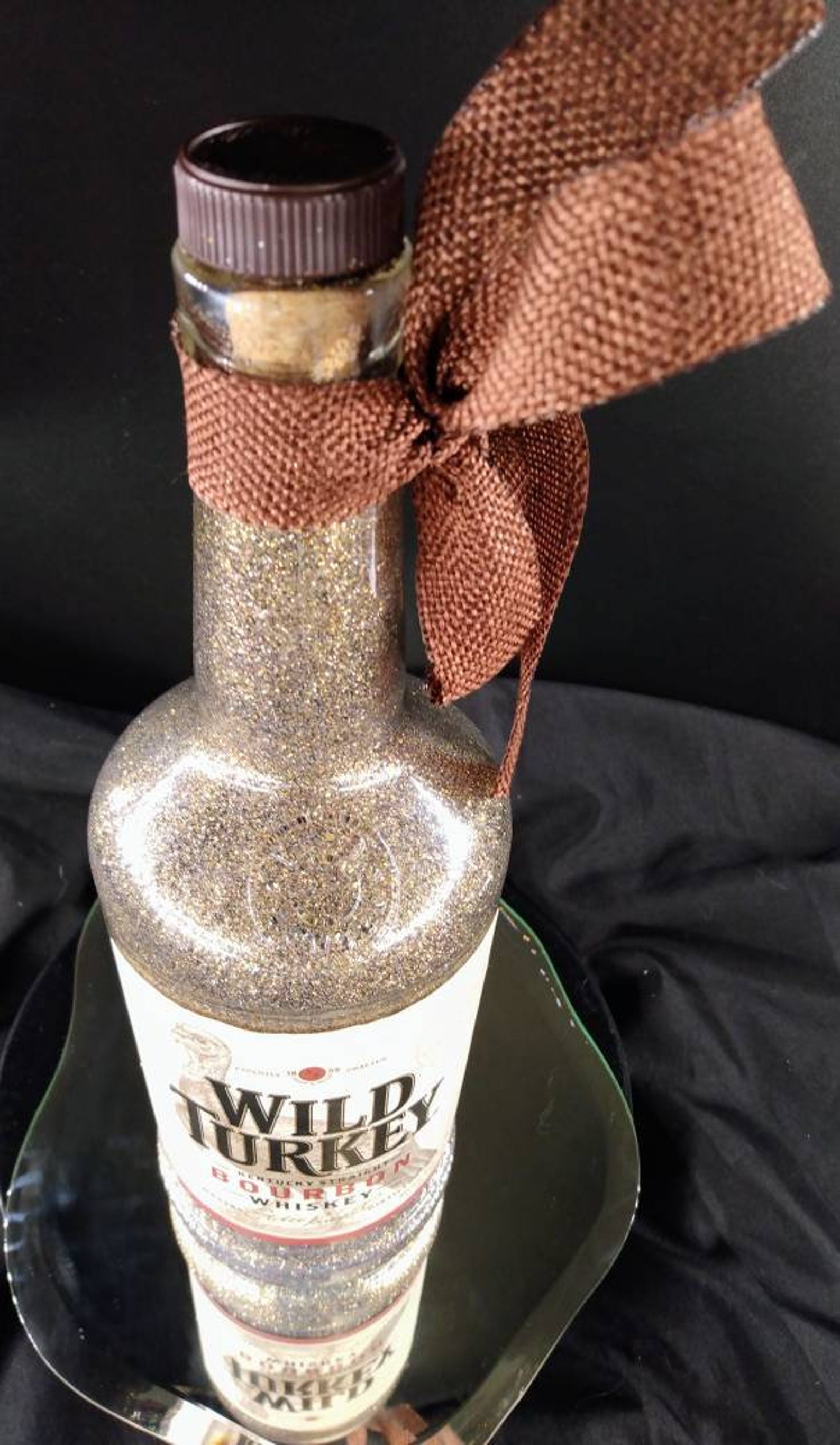 Handmade, Wild Turkey Kentucky Straight Bourbon Whiskey Liquor Bottle ...