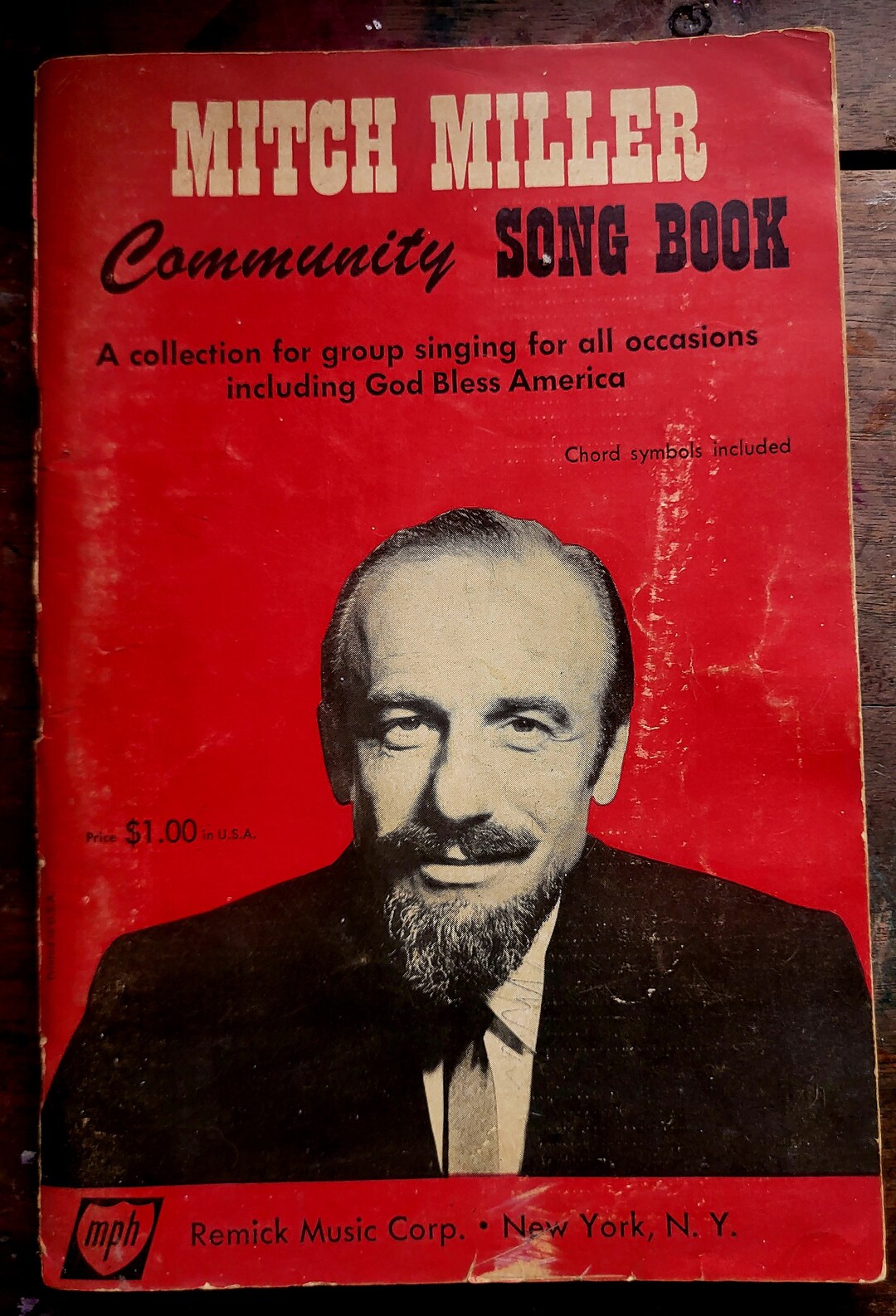 Vintage, Mitch Miller Community Song Book With Chord Symbols, Remick ...