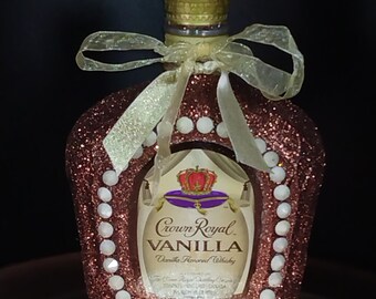 Bedazzled Black Gold and Copper Colored Crown Royal Vanilla - Etsy