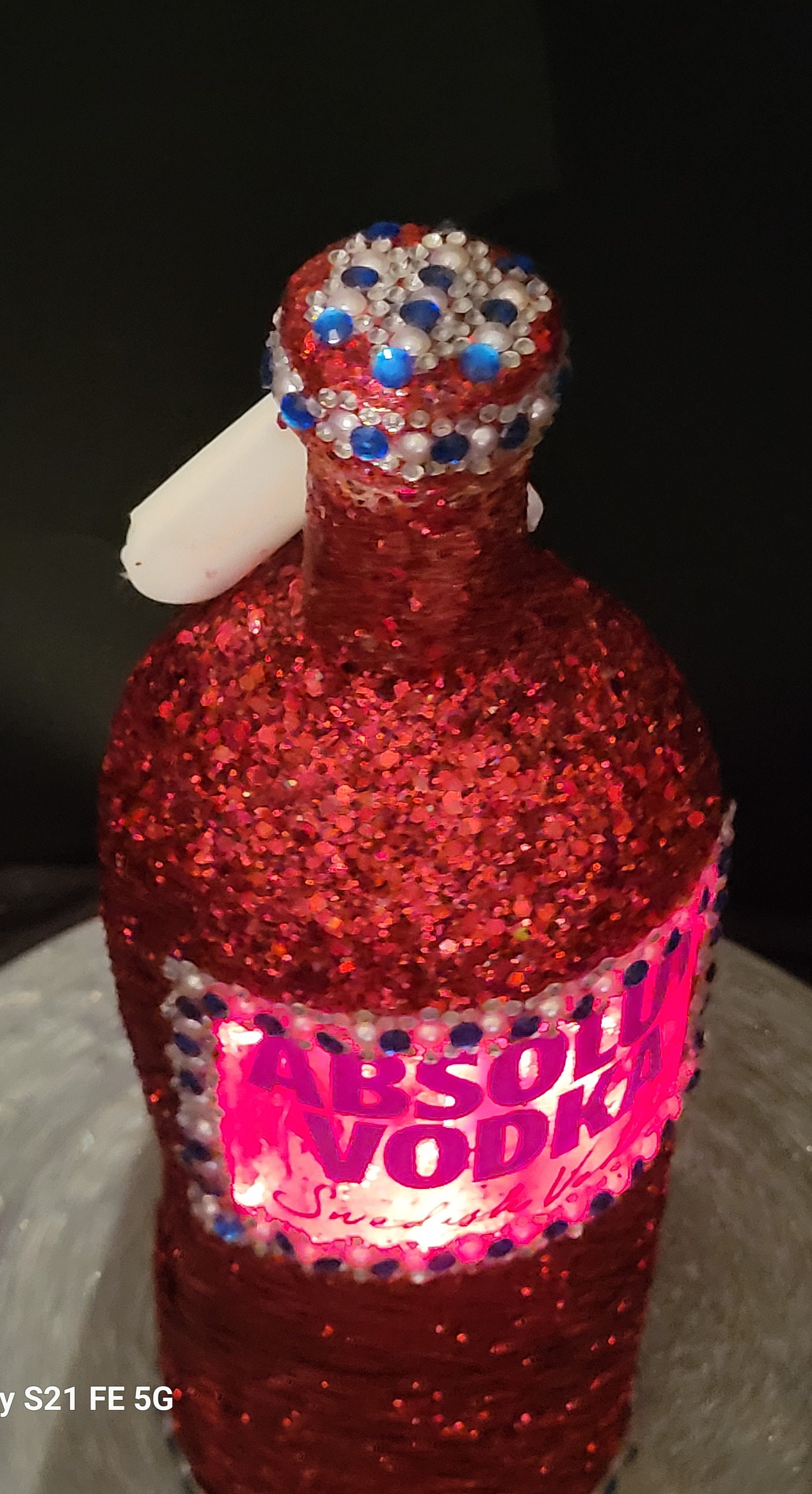 Handmade, Absolut Vodka, Fill-your-own-bottle, Liquor Bottle, Red ...