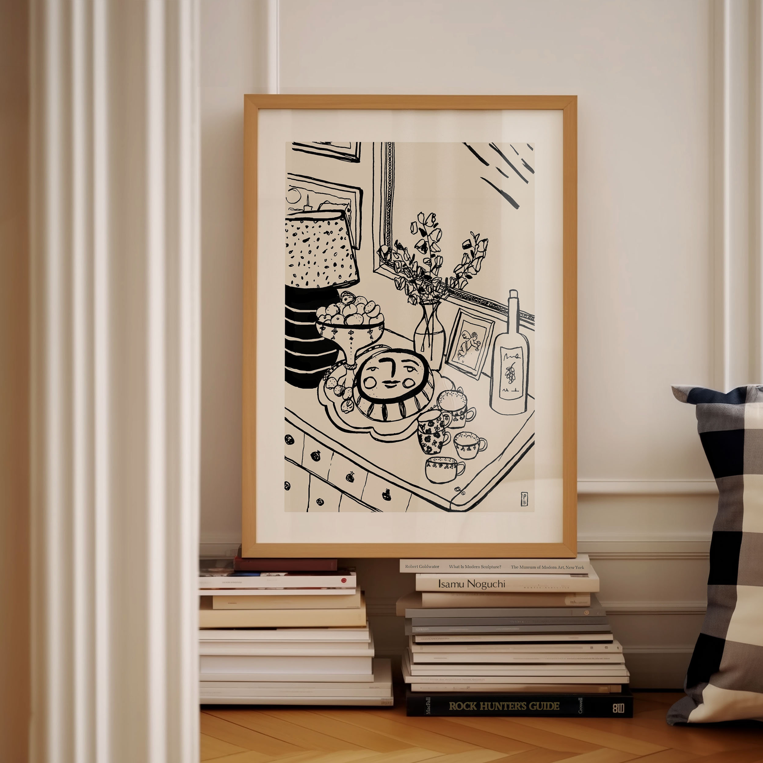 Let's Eat, Food Art Print, Giclée Fine Art Print of an Original Sketch ...
