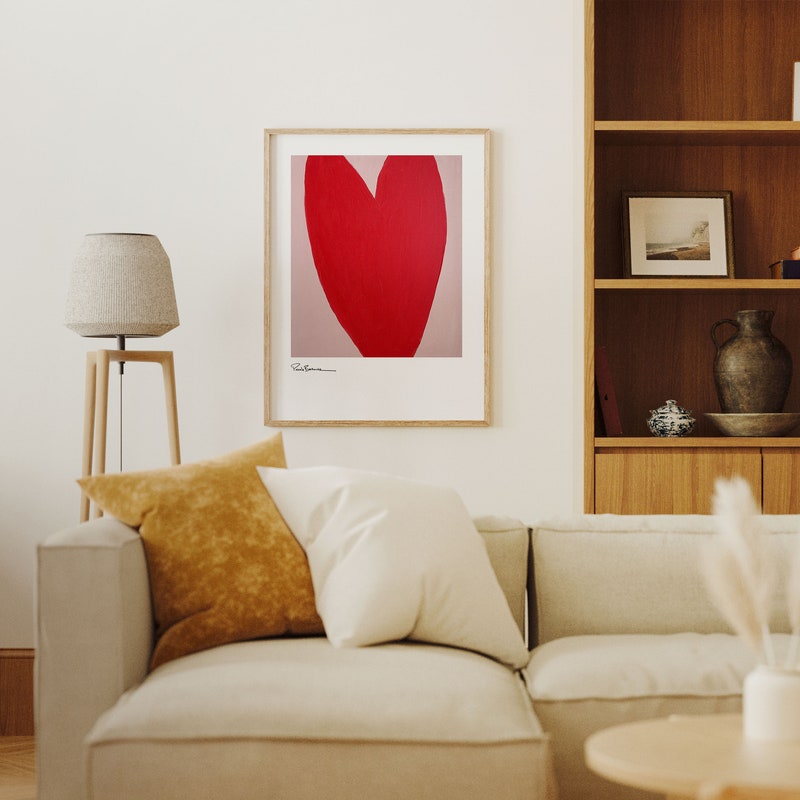 Abstract Heart Art - Etsy