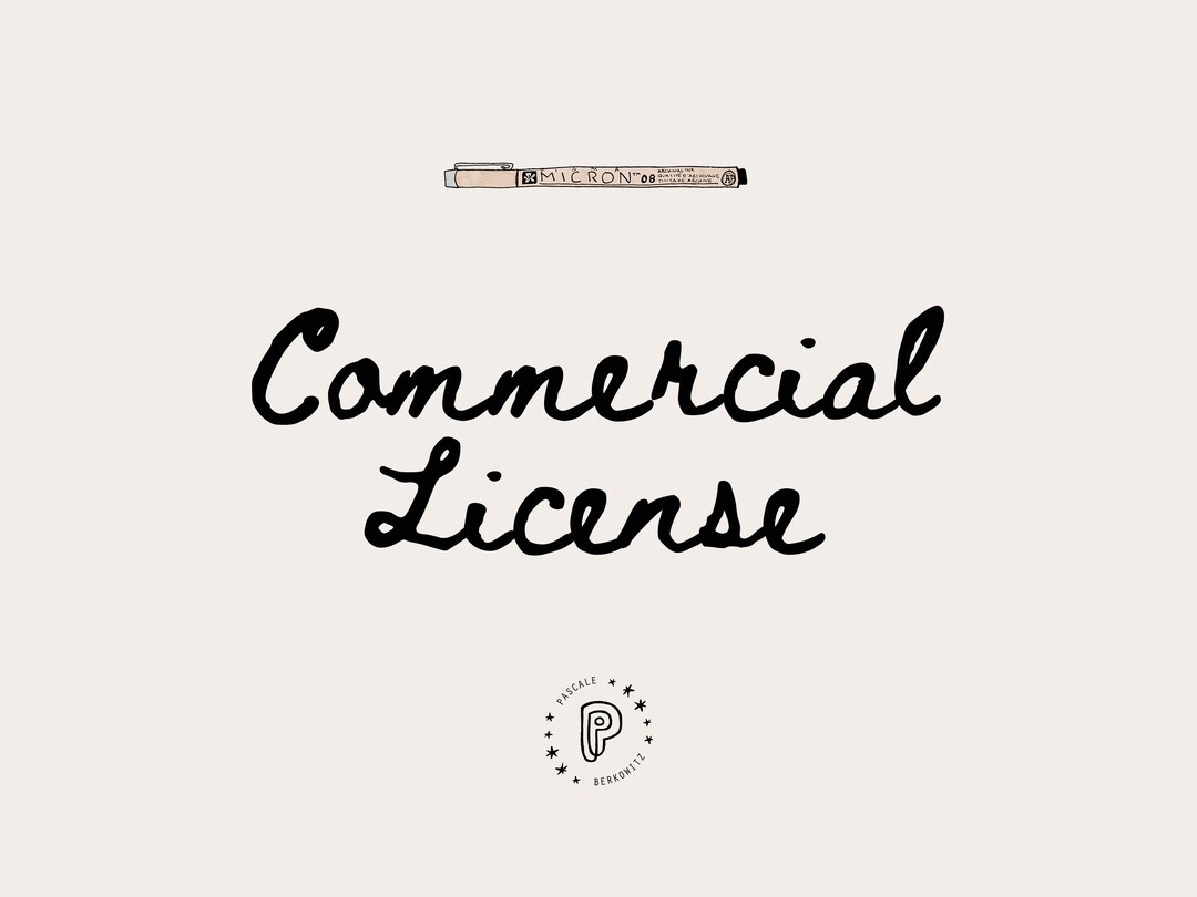 Extended Commercial License for One Clipart Illustration (for Canva ...