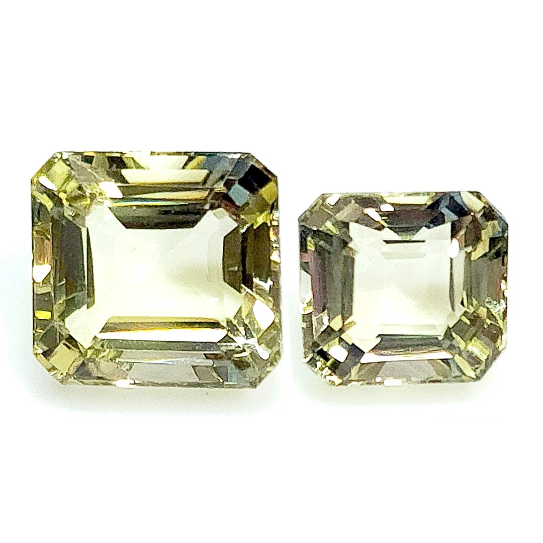 11910.0 - Light Yellow Quartz Square Emerald Cut 15.5 X 14.5 Mm 18 ...