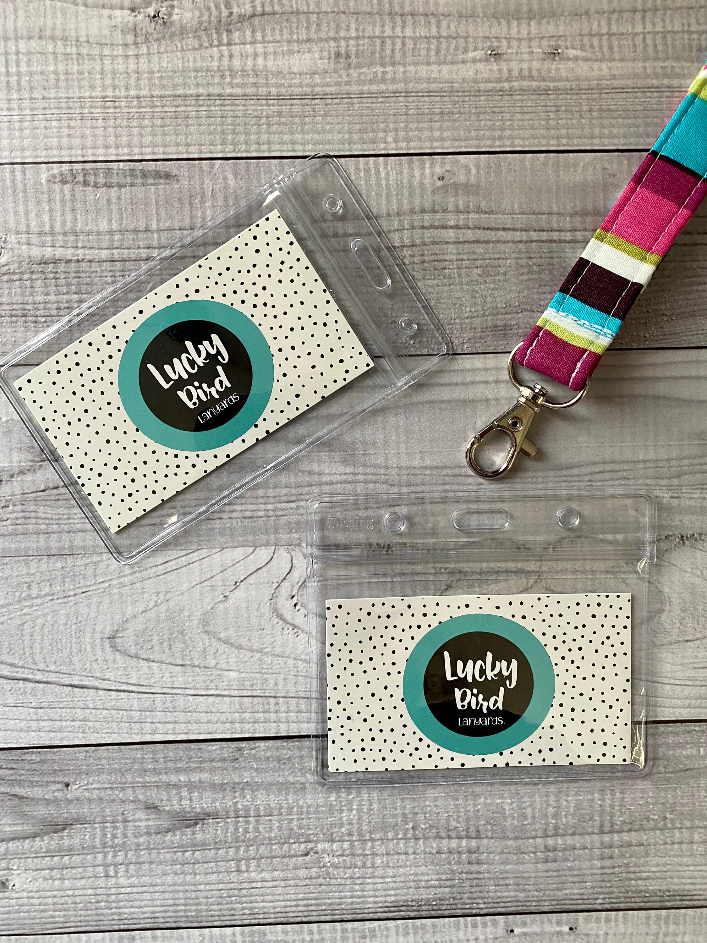 Plastic Badge Holder, ID Holder, Vinyl Card Holder, ID Badge - Etsy