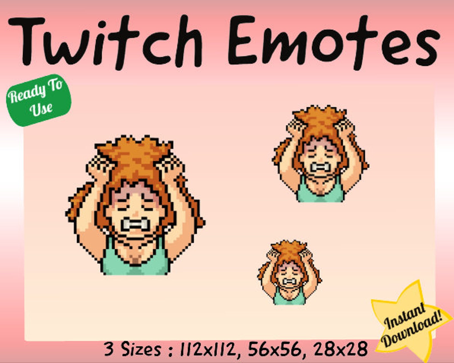 Rage Emotes / Add a Unique Touch to Your Channel Can Be Used - Etsy